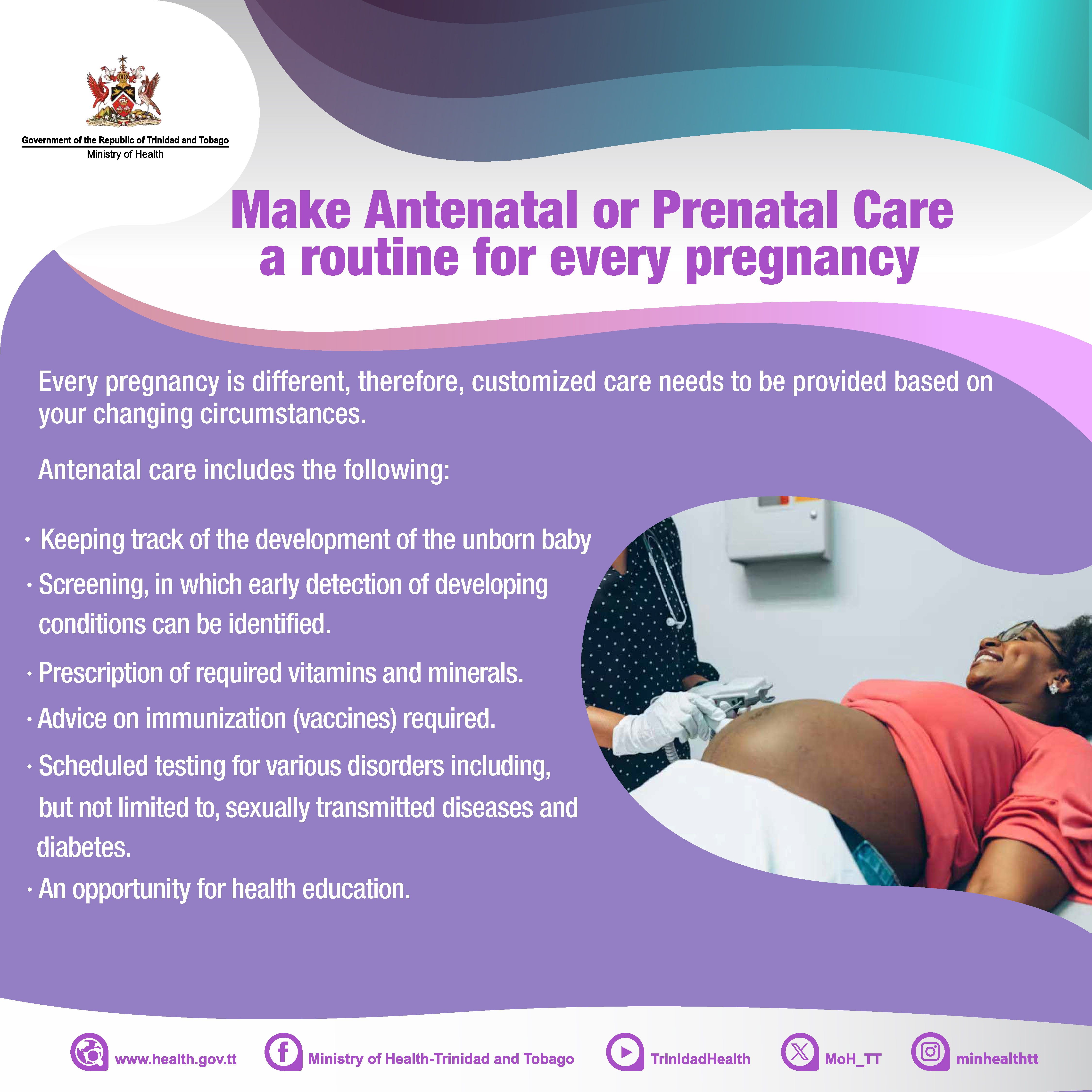Antenatal and Prenatal Care | Ministry of Health